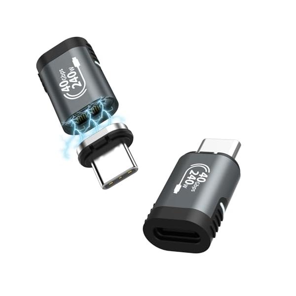 DrakGray-ストレート型/I字型/-・Color:DrakGray-ストレート型・「40Gbpsデータ転送・8K映像出力」従来のUSB3.1規格より、10倍以上のデータ転送速度を備えた40Gbpsに達するUSB4.0を採用しております...