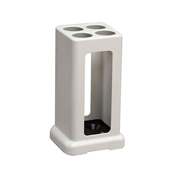 モダンホワイト/約29×16×14.4cm/UB-242・Color:ホワイトPatternName:正方形4本・パッケージ個数:1・本体サイズ:約29×16×14.4cm・素材・材質:ポリプロピレン樹脂・原産国:日本・※完成品