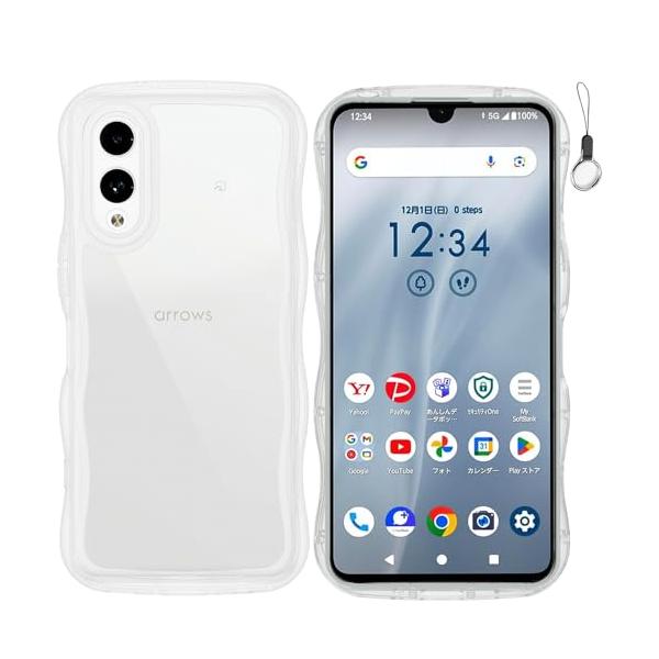 純透明/Arrows WE2 F-52E/Arrows We2 F-52E・Size:Arrows WE2 F-52EColor:純透明・SHARP Arrows We2 F-52E対応ご購入前に、お使いの携帯電話の正しいモデル/サイズして...
