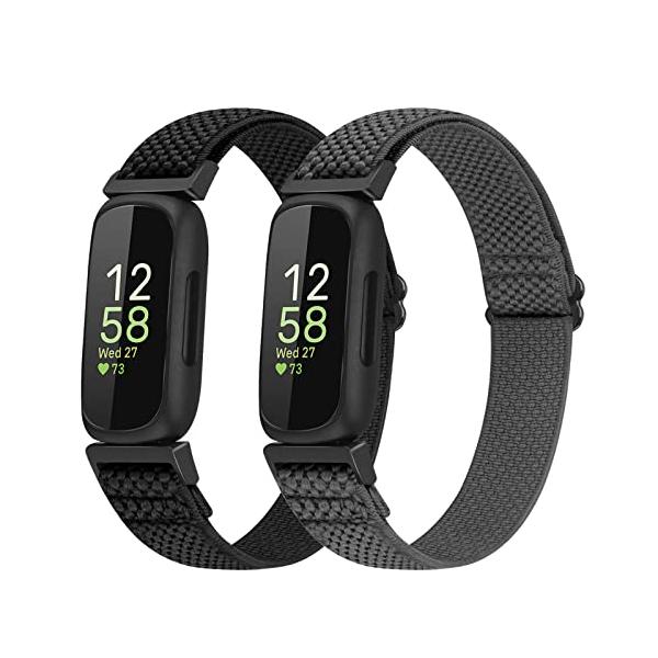 軽量Black+Gray/-/JN001・Color:Black+Gray・対応機種：Fitbit Inspire 3、Fitbit Inspire 2、Fitbit Inspire、Fitbit Inspire HR、Fitbit Ins...