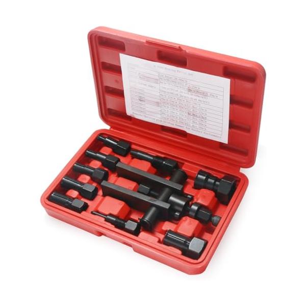 レッド/8-29mm/-・Color:レッド・パッケージ個数:1・機能と使用車、オートバイ、機械などの回転に必要なベアリングをするためのツールセット。軸型のベアリングの場合通常プーラーで取る事が出来ますが、このプーラーを使えば穴に入ったベア...