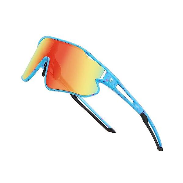 スポーツブルー・カラフル/Free Size/-・Color:ブルー・カラフル・子供用に特別に設計されたサイズとフィット感で、快適で確実な装着を提供します。子供の顔に合わせて調整なノーズパッドとテンプルが付いています。・高品質のポリカーボネ...