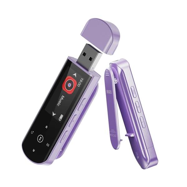 パープル/64GB/THX69Pur・Color:パープル・??[USB MP3プレーヤー Bluetooth 5.3 &amp; Clip Jam] USB MP3プレーヤーBluetooth 5.3でスムーズな音楽体験をお楽しみください...