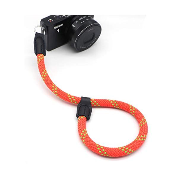 orange+green/-/-・Color:orange+green・パッケージ個数:1・丸型のストラップ穴を備えたカメラ用シンプルなハンドストラップです。・長さ調節な手持ちスタイルで、手首や指にかけ自由なスタイルで撮影を楽しめます。・ス...