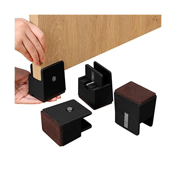 ブラック/高さ50mm/-・Size:高さ50mmColor:ブラック・幅を調整できる直角のベッドやロッカーに対して、このフットマットは幅を調整できる機能を追加し、0~37mmを自由に調整できます。お使いのテーブルやロッカーの幅に応じて最適...