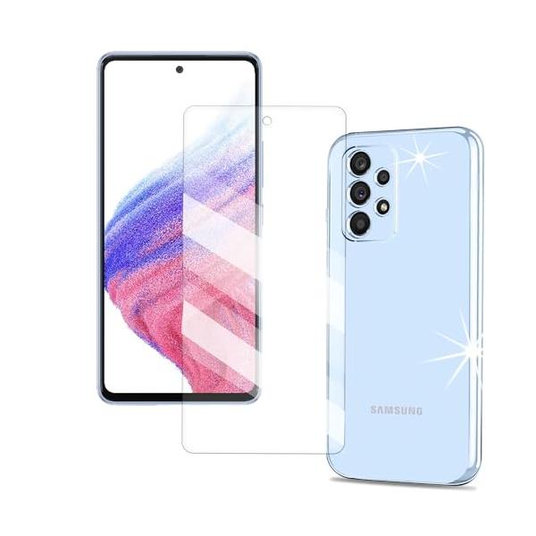 クリア/1+1Galaxy A53 5G/-・Size:1+1Galaxy A53 5G・1.対応機種：Galaxy A53 5G SC-53C / SCG15 専用 1枚ガラスフィルム+1枚透明 TPU ケース。ご購入前に必ず機種をご確認...