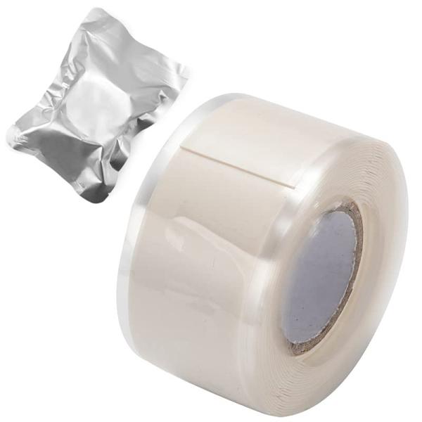 ホワイト/3m x 25mm/自己融着テープ・Size:3m x 25mmColor:ホワイト・サイズ幅25mm、長さ3m、材質：シリコーンゴム、使用温度範囲:-60〜280度。防水性と強力な接着剤のある自己融着テープです。・多目的緊急また...