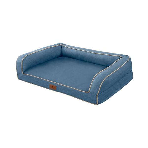 ペットベッド本体ブルー（清掃しやすい）/68L x 50W x 16H cm/-・Size:68L x 50W x 16H cmColor:ブルー（清掃しやすい）・高反発で寝返りし放題ベッドクッションはプロファイル加工された高反発ウレタン素...