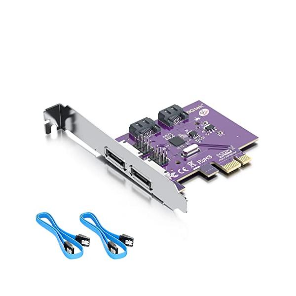 2ポート PCI-e X1/2ポート PCI-e X1/-・Color:2ポート PCI-e X1・PCI Expressスロットを介して2つのeSATA IIIまたは2つのSATA III 6Gbpsポートをコンピュータに追加し(そのうち...