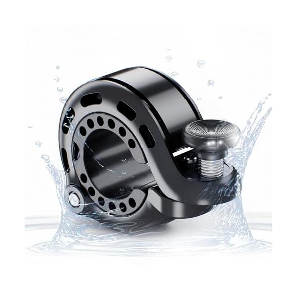 Q1ブラック/ワンサイズ/Q1・Style:Q1・パッケージ個数:1・最大120dBの大音量・爽やかなクリア音に重点設計振動部の改良により、従来比最大15%の音量アップを実現。通常時100-110dB、緊急時は最大120dBの大音圧を発しま...