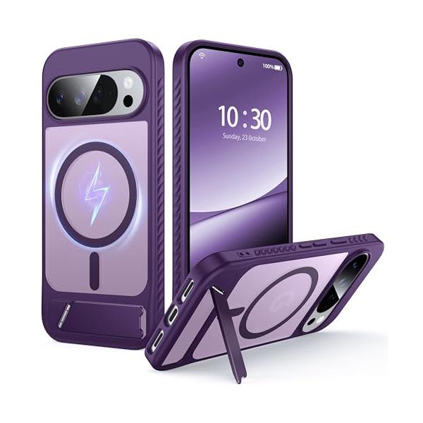 ダークパープル[Magsafe対応]スタンド付き/Google Pixel 10 Pro XL/-・Size:Google Pixel 10 Pro XLColor:ダークパープル[Magsafe対応]スタンド付き・MAG×STAND ? ...