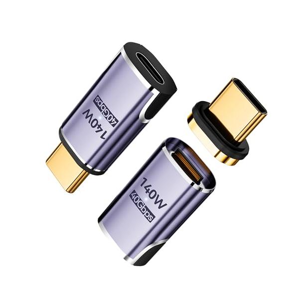 140W I字型1個入り(磁気)-/-/140Wアダプタ2個・Model:140Wアダプタ2個・パッケージ個数:2・?アップグレード140W：USB Cマグネットアダプターは5V/3A-28V/5A、最大140WのUSB電力供給を実現でき、...