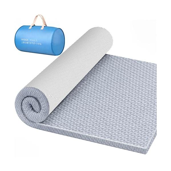 厚さ3cmグレー/シングル・新モデル/KHD-DM-AH3-GRY・パッケージ個数:1・商品仕様製品サイズ：幅100×奥行200×高さ3cm；梱包サイズ：直径33×高さ52cm；製品重量：2.4kg。素材は高密度25Dウレタンフォームであり...