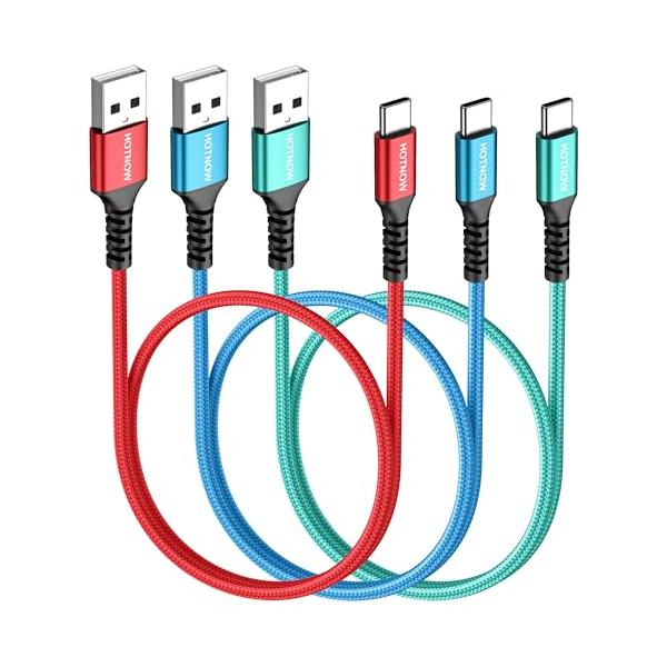 赤+青+緑/50cm/CB08R_50cm・Size:50cmColor:赤+青+緑NumberOfItems:3・[USB C線] USB Type C充電同期線、短距離でCコネクタ携帯電話と機器の3 A QC急速充電をサポートする。・[...