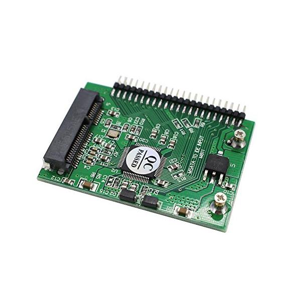 標準-/57mm * 46mm * 7mm/HD-32・パッケージ個数:1・mSATA Mini PCI-E SSDを2.5インチ IDE（5V） 44pinに変換するアダプターです。・1.8インチIDEには対応できません。3.3V IDE...