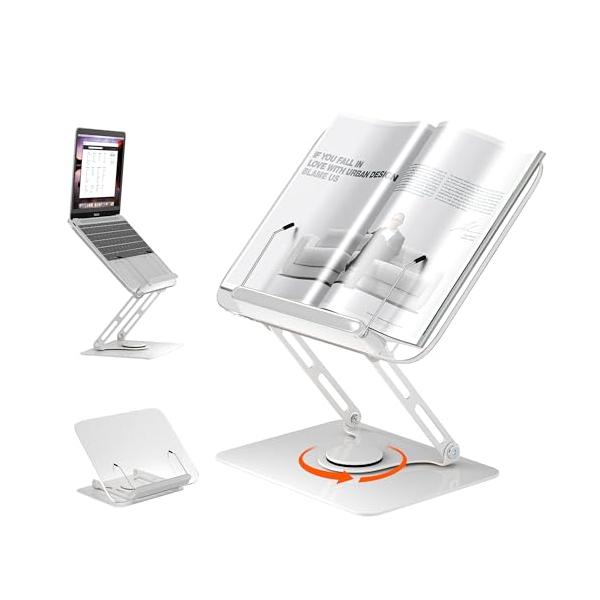 モダン透明/-/-・人体工学力学に基づいて：書見台透明卓上勉強用は人間工学に基づく設計で、板面と支柱の間の2カ所の首の接合部は0-180度の折りたたみ角度を自由に調整することができて、360度回転式台座を組み合わせて、各種のシーンで適切な角...