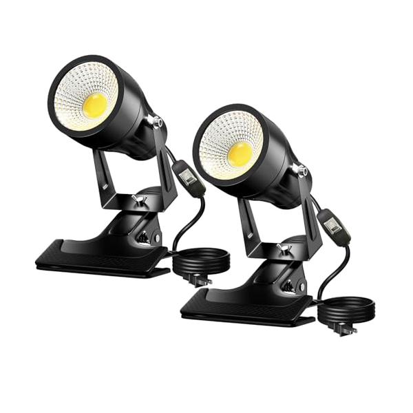 電球色2個入/-/?JZD・Color:電球色2個入・2025最新版仕様電圧：AC85-265V 電球消費電力:10W 色温度:約3000K(電球色相当) ルーメン：1000LM 発光角度:120° 電源コード：約3m スイッチは機器本体か...