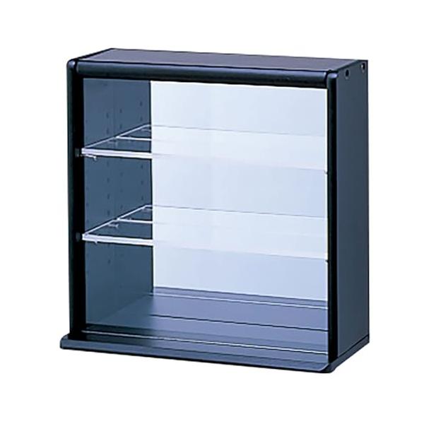 コレクションケース/ミニブラック/ミニ/CCM-N001BK・Style:コレクションケース/ミニColor:ブラック・パッケージ個数:1・本体寸法:W250xD120xH250mm・本体重量:1.4kg・材質:本体・裏板/MDF、棚板・扉...