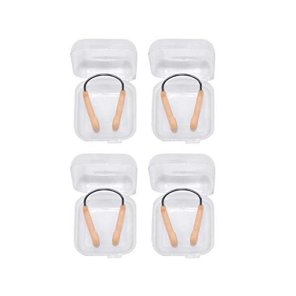 4個入り・Style:4個入り・商品仕様シリコン製で柔らかくて肌に優しいです。カラー：ベージュ 重量：14g。スイミングするとき、水が鼻に飛び込んだことがあります。鼻栓・ノーズクリップ は水の侵入を防げます。高品質のシリコン素材です。・用途...