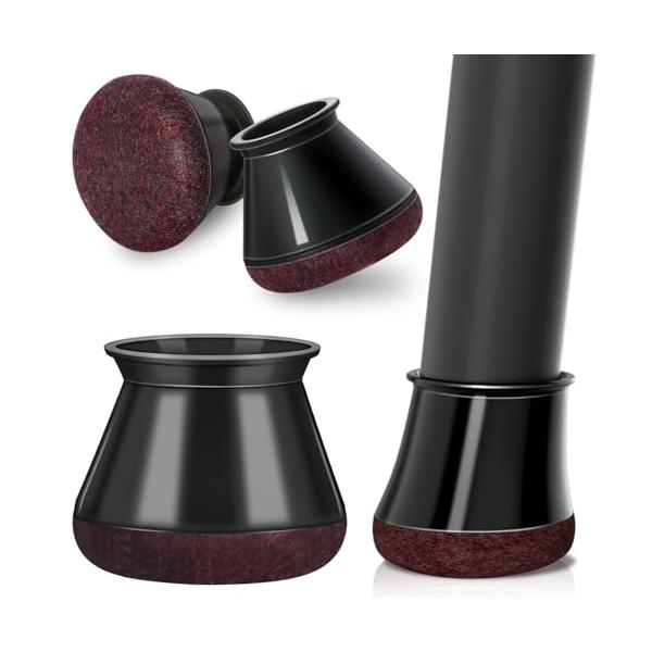 ブラック/丸形 L 適用範囲:30.1-40mm/RK001・Size:丸形 L 適用範囲:30.1-40mmColor:ブラック・360°包み込みフェルトパッド 椅子の脚フロアプロテクターのフェルトパッドは、椅子のエッジをより良く包み込む...