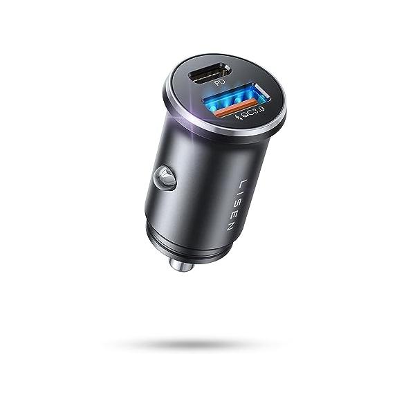 深空黒/-/2E75・Color:深空黒・パッケージ個数:1・業界最小・超コンパクト設計LISENのしがーソケット USB は、業界最小クラスのサイズで、車内をスッキリと保ちます。金属ボディ採用で高級感も抜群。さらに、コンパクト設計によりシ...