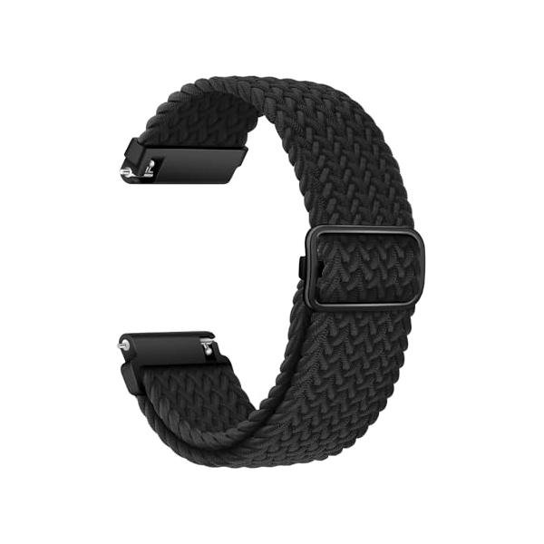 シンプルブラック/22mm/sxwb013・Color:ブラックSize:22mm・非常に快適で、もう脱ぎたくなくなります。 リングスリングはポリエステル糸と極細シリコーン繊維で作られています。 優れた素材、非常に柔らかい伸縮性、見た目も美...