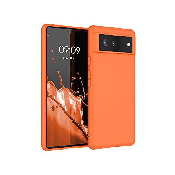 フルーティー オレンジ/-/55434.150_m001749・Color:フルーティー オレンジ・パッケージ個数:1・ぴったり: Google Pixel 6対応・フレキシブル&amp;柔軟: フルーティー オレンジ のTPUシリコン ス...