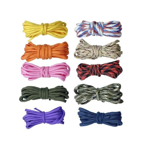 ピュアカラ/free/HYHGG・Shape:10色A・セット内容7芯4mm×3mロープ×10（10色）十分な量のカラフルなセットはあなたのさまざまなニーズを満たすことができます。・高品質の素材高密度のポリエステルとポリプロピレン製、素材で...