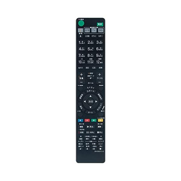 ブラック/-/-・パッケージ個数:1・販売のリモコンは「代替リモコン」です。・代替リモコン：RMT- B007J RMT-B009J RMT-B012J・適用機種：BDZ-AT950W BDZ-AT970T BDZ-AX1000 BDZ-A...