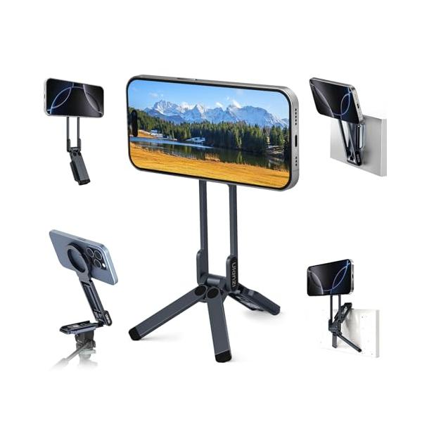 ブラック/-/-・Color:ブラック・パッケージ個数:1・超強力磁気、安定感抜群Ulanzi MA38 はMagSafe用スマホホルダーは業界最強磁力の磁石を使用して、超強力磁気で、簡単に脱着しません、安定で安心に使用いただけます。片手で...