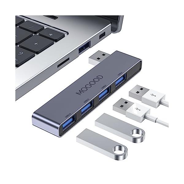 グレー/右揃え/-・Size:右揃えColor:グレー・パッケージ個数:1・USB拡張このUSBハブは、1つのUSBポートを4つのUSBデータポートに変換します。ノートブックPCのポートが少ない問題を解決し、HDD間でデータを共有する問題を...