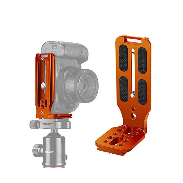 オレンジ/-/B085TBMYPR・パッケージ個数:1・互換性：短いアルカスイス標準ねじノブQRプレートと長いL字型QRプレートはアルカスイス標準のほとんどのDSLRカメラと互換性があります。1/4ネジで、450D/700D/750D/5D...