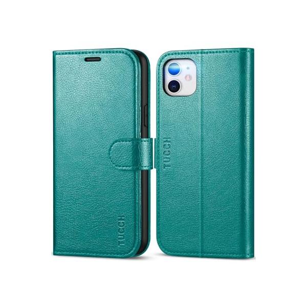 シアン&amp;テクスチャー/-/-・Color:シアン&amp;テクスチャー・対応機種iPhone 11(6.1インチ)のみ対応します。他の機種は対応しません。 サイズを間違えないようにご注意ください。・全面保護高品質の合皮を採用して、見...