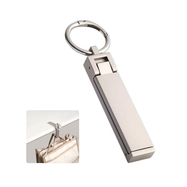 マットシルバー/-/BBGG・Color:マットシルバーNumberOfItems:1・パッケージ個数:1・滑り止め＆耐?荷18kgテーブルフックの先端には滑り止めのラバーパッドが装着されています。 スリップを防ぎ、家具の表面を摩耗から守り...