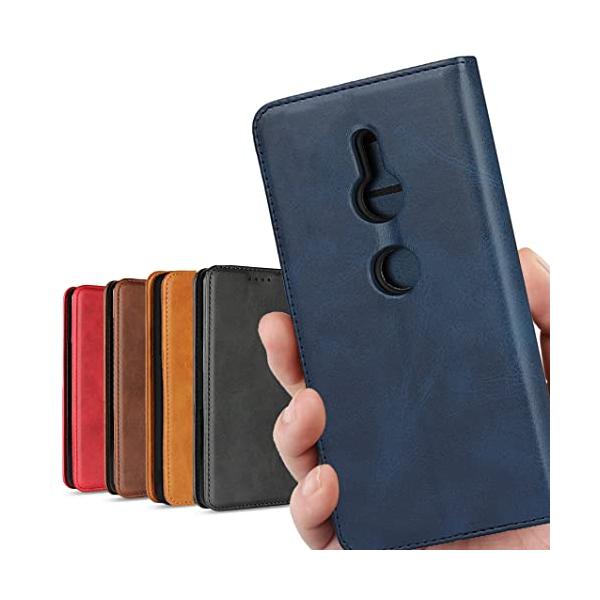 手帳型レトロ ネイビー/SONY Xperia XZ3/SONY Xperia XZ3 SOV39 801SO SO-01L・Size:SONY Xperia XZ3Color:レトロ ネイビー・対応機種： SONY Xperia XZ3 ...