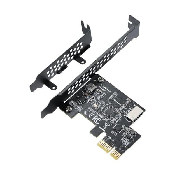 TYPE-E+USB 3.0/-/PCEAKEY-A01・Color:TYPE-E+USB 3.0・PCI-E から USB3.2 GEN1 へ----このアダプターは、マザーボードの空きPCI-E 1xスロットをUSB 3.2 GEN1 ...