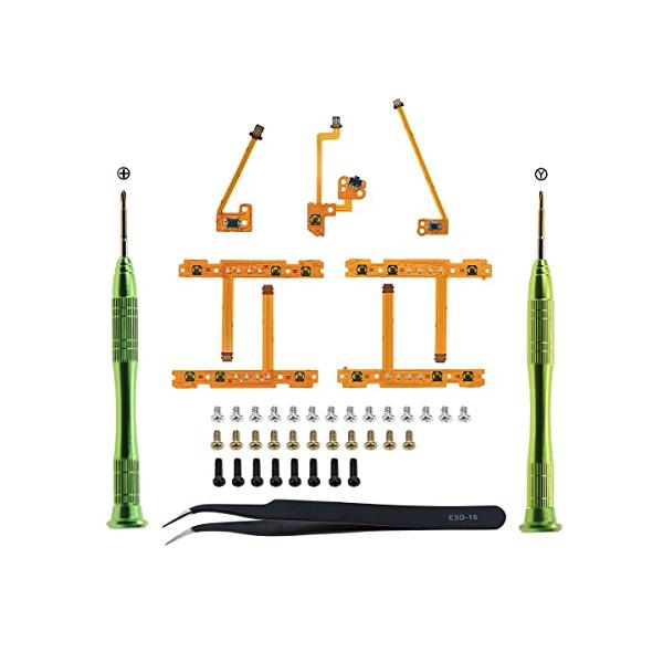 -/-/YX132・パッケージ個数:1・Joy-Con スティック に不具合が発生したら，メーカーでの修理は高額で、返送させるまでの期間が長くて。このSwitch修理セットがあれば、ジョイコンを安く早く直して、早めに良いゲーム体験を楽しめま...