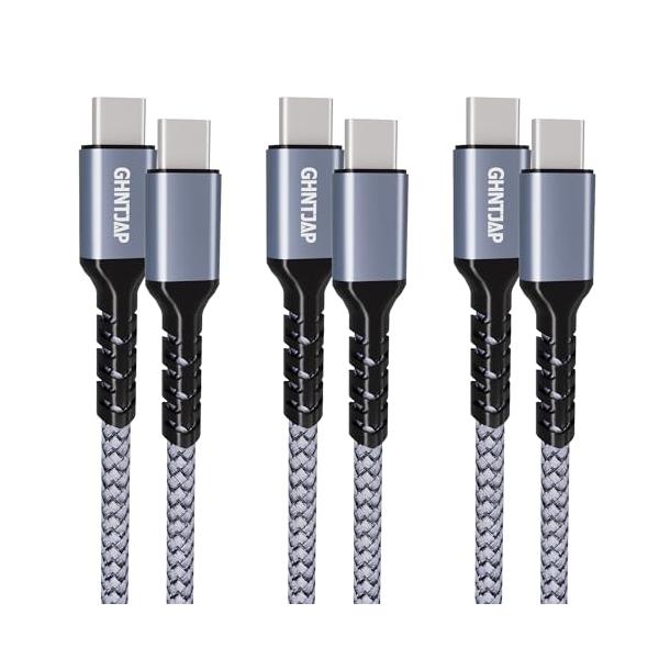 グレー/1.5M/-・Size:1.5MColor:グレーNumberOfItems:3・60W急速充電＆データ転送このUSB C to USB Cケーブルは最大60WのPD3.0に対応しており、スマートフォンやタブレット端末、ノートPC等...
