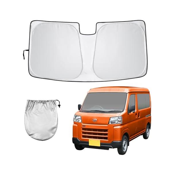チタン銀コーティング生地ブラック/ダイハツ ハイゼットカーゴ アトレー (S700V/S710V)/IMP290・Size:ダイハツ ハイゼットカーゴ アトレー (S700V/S710V)Style:チタン銀コーティング生地・50年以上も国...