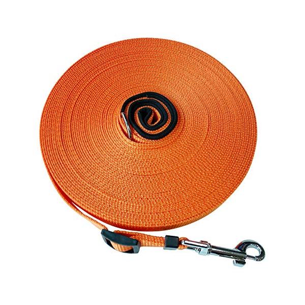 オレンジ/20m/CW・Size:20mColor:オレンジ・丈夫な牽引ロープ・様々な場面に対応 摩耗に強く丈夫なナイロン製ので、柔軟性、耐久性に優れています。丸ロープは高密度クライミングロープ内芯を利用し、ご愛犬に噛まれません、普段のお散...