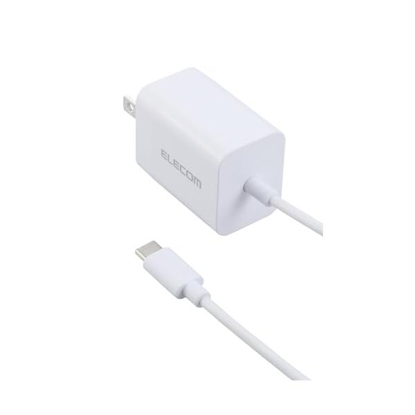 ホワイト/2.5m/EC-AC7020WH・Color:ホワイトSize:2.5m・パッケージ個数:1・USB Power Deliveryに対応したUSB Type-C(TM)プラグを搭載し、対応するスマートフォン、タブレットなどを充電で...