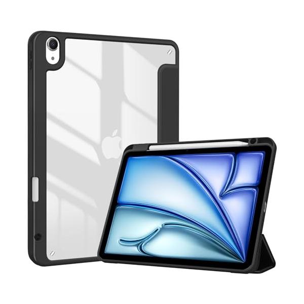 ブラック/-/PC-08363998・Color:ブラック・パッケージ個数:1・?適用機種iPad Air 11インチ M3 2025(A3267 A3270)、iPad Air 11インチ M2 2024(A2902 A2903 A290...