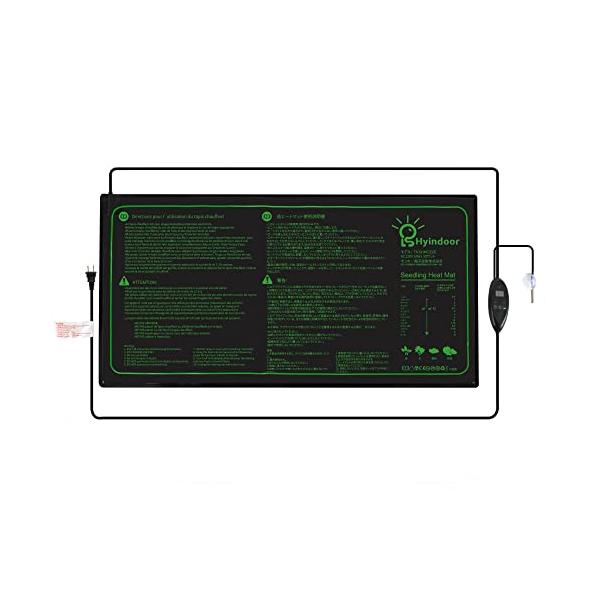 ・ 25x53cm ・・Size:25x53cm1.サイズ：25.4×53cm (10x20.75 インチ)。電源コード：1.8m。材質：PVC；電圧：AC100-120V；電力：30W2.温度調整：デジタルサーモスタットにより20〜45度...