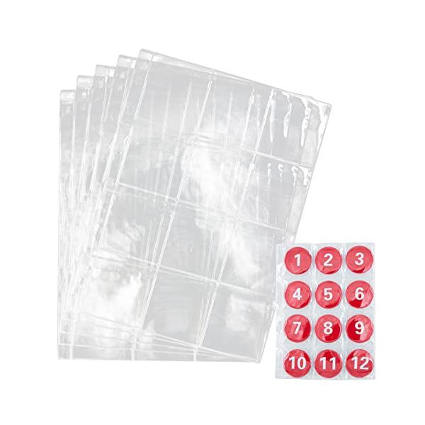 minimalistホワイト/57mm缶バッジ専用5枚/TH-22012212・Size:57mm缶バッジ専用5枚・缶バッジ専用 追加版 リフィル :缶バッジ 収納 追加版 リフィル 5枚、単一グリッドサイズ7x6.3CM、 直径57mm以...