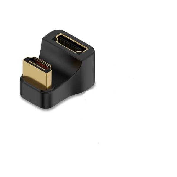 U型 上向き/-/-・Color:U型 上向き・HDMI U字型：HDMI U字型アダプタは、狭いスペースでのルーティング問題を解決します。モニターやパソコンの側面に取り付けて壁に対してコンパクトに配置でき、ケーブルの負担を軽減し、思わぬト...