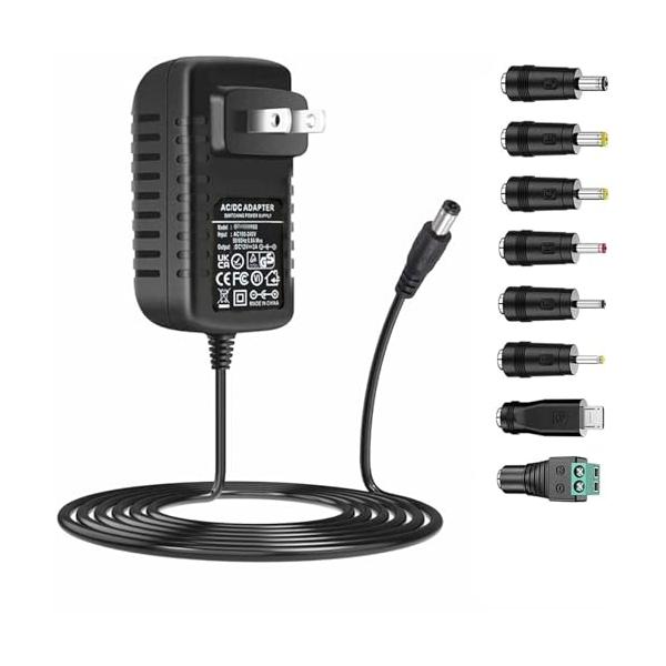 -/-/BYX2-1501000・パッケージ個数:1・all compatible with 8 DC plug tips adapters charger transformer AC-DC adapter