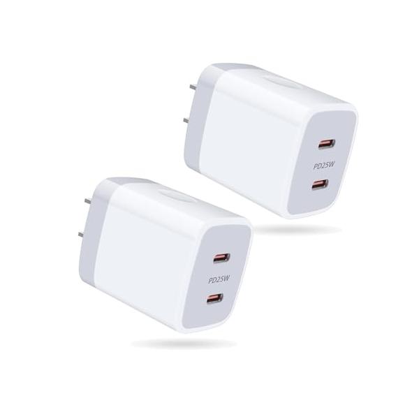 ホワイト/2/-・Size:2Color:ホワイト・??25W USB-C 2ポート搭載USB Power Deliveryに準拠したUSB Type-C（USB-C）を2個搭載しているので、スマホやiPhoneなどのUSB充電機器に対して...