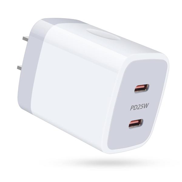 ・ホワイト 1 ・・Size:1Color:ホワイト・??25W USB-C 2ポート搭載USB Power Deliveryに準拠したUSB Type-C（USB-C）を2個搭載しているので、スマホやiPhoneなどのUSB充電機器に対し...