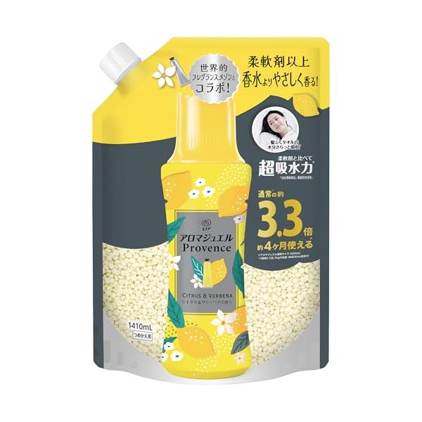 -/詰め替え 1410mL/-・パッケージ個数:1・プロヴァンスのハンドクリームの香りをお洗濯に。世界的フレグランスメゾンとコラボのレノアアロマジュエルProvence！・柔軟剤より上質なフレグランスが、香水よりやさしく、長く続きます。・柔...
