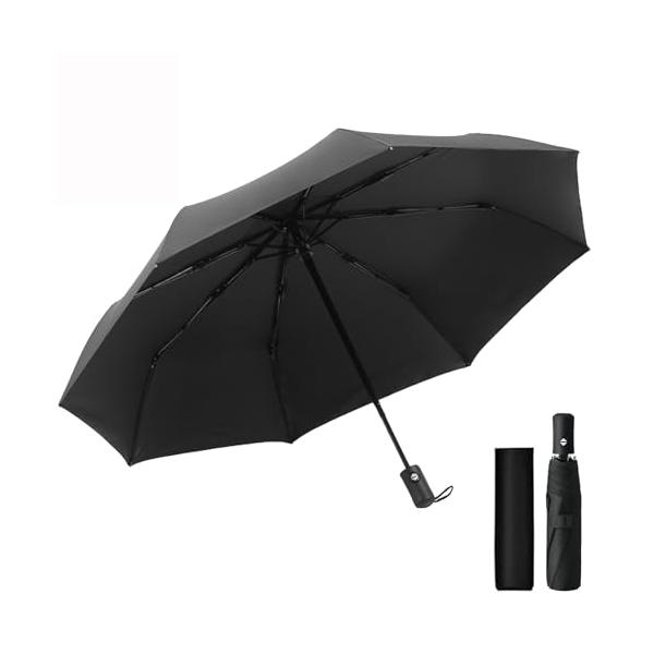 ブラック/-/-・超撥水＆UVカット 280T高密度ポリエステル生地表面テフロン撥水コーティング施され、豪雨の中でも体が濡れることはありません。傘を閉じた後、軽く振るだけで簡単に水滴を取り除けます。地下鉄やバスなどの公共の場で他人に迷惑をか...